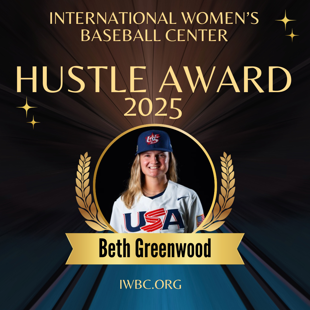 2025 Hustle Award – International Women’s Baseball Center